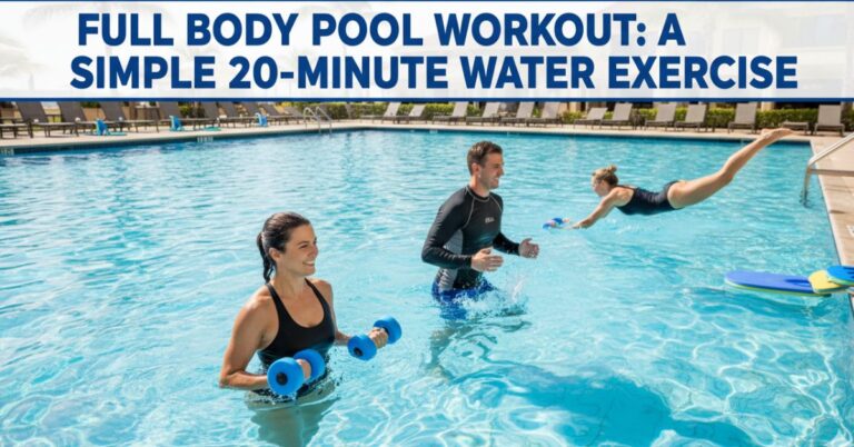 Full Body Pool Workout: A Simple 20-Minute Water Exercise