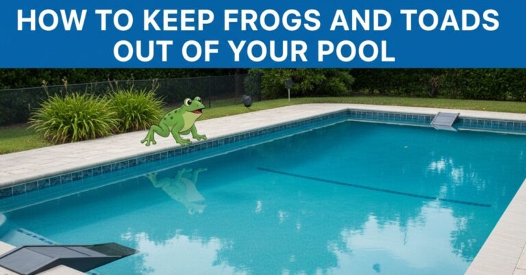 How to Keep Frogs and Toads Out of Your Pool